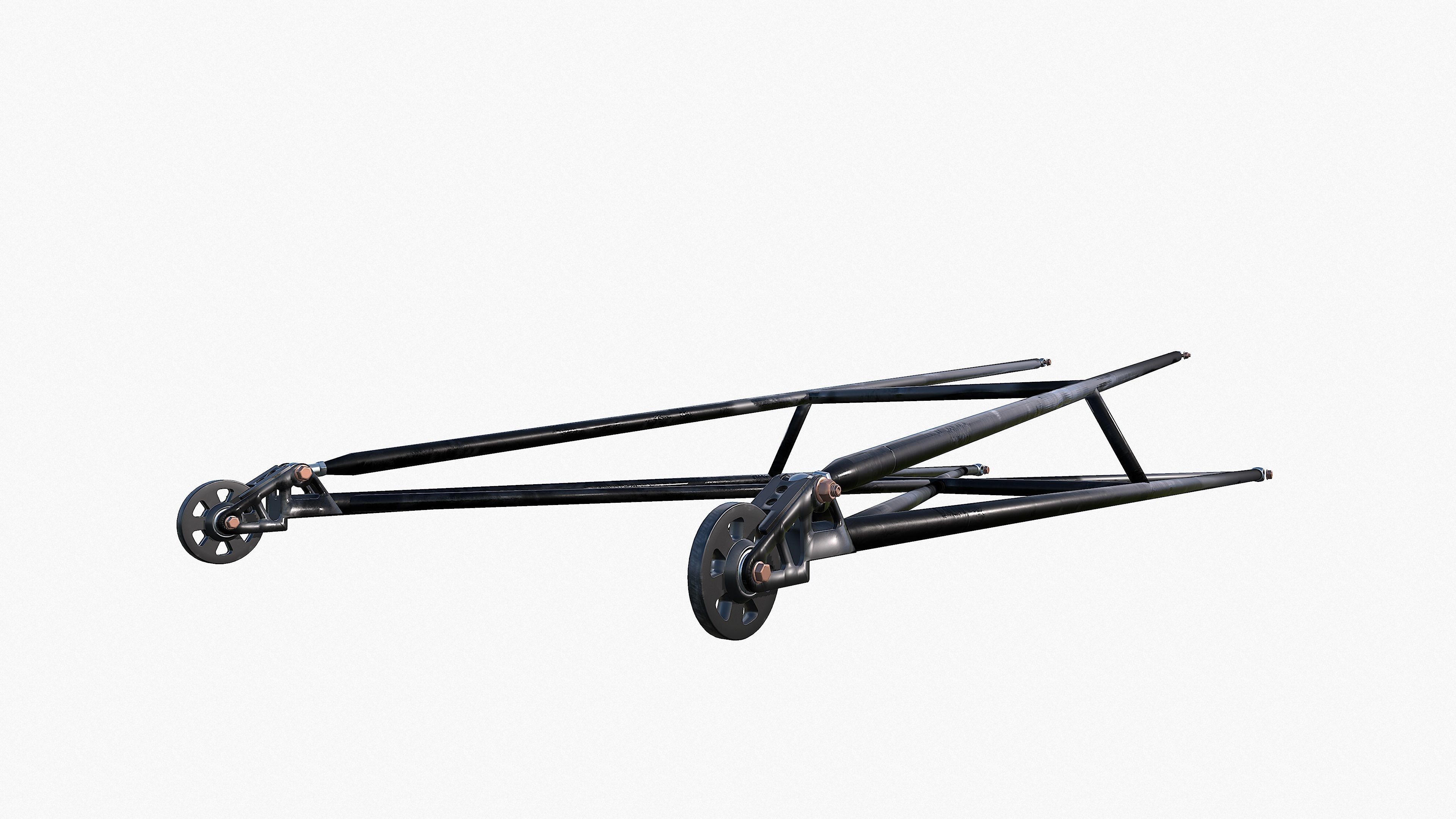 Drag Racing Wheelie Bar 3D model | CGTrader