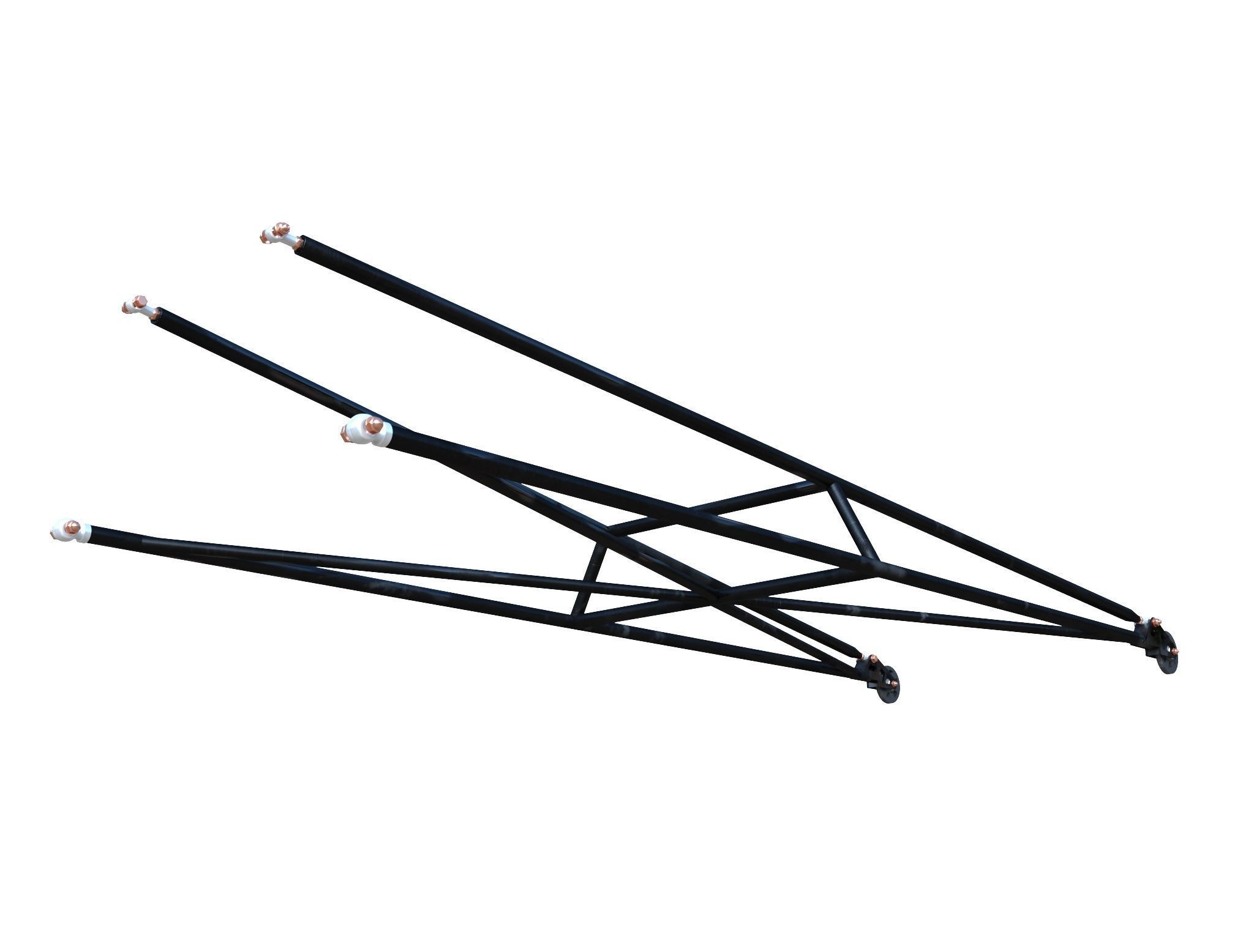 Drag Racing Wheelie Bar 3D model | CGTrader