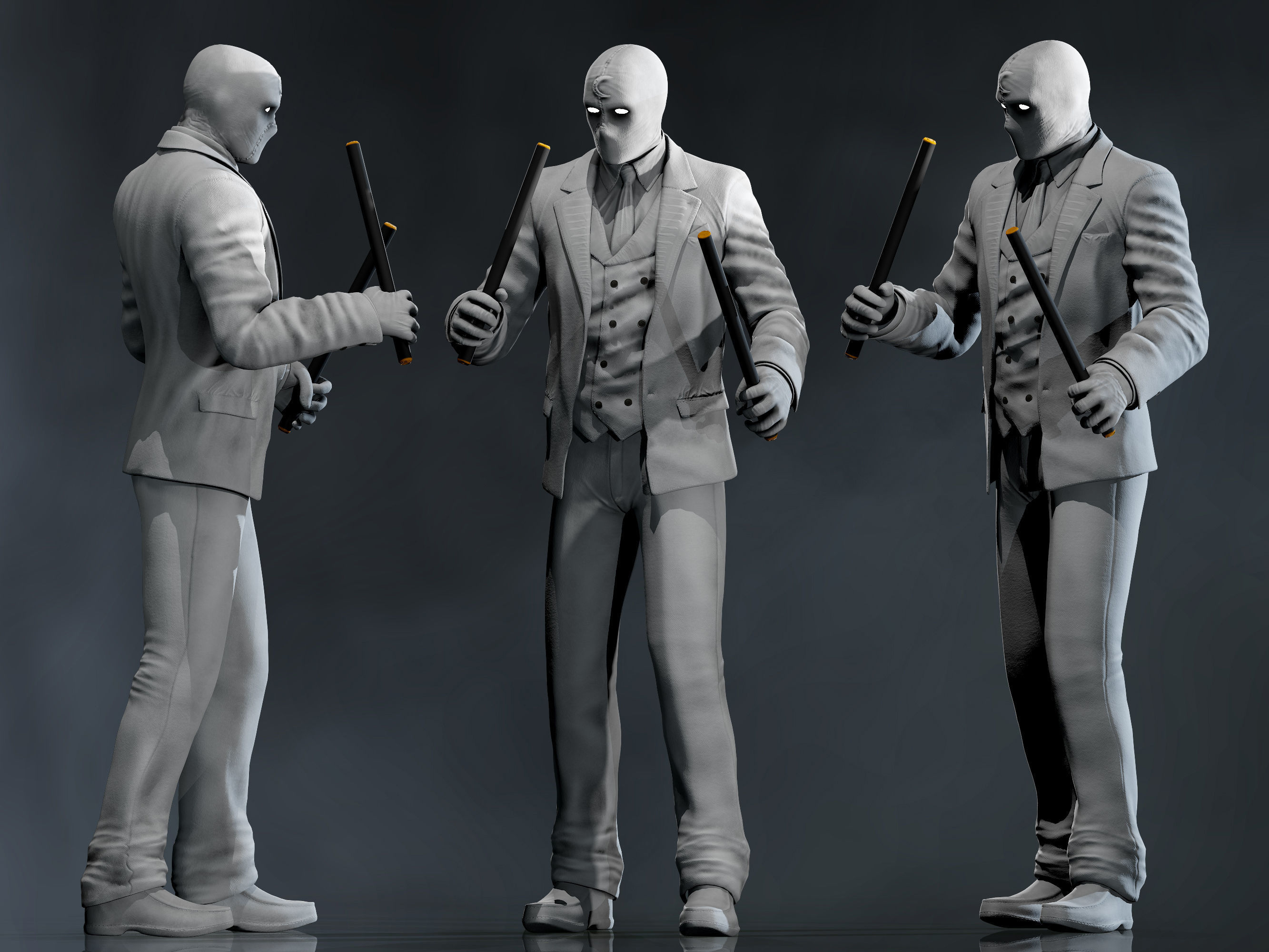 3D model Mr Knight VR / AR / low-poly rigged | CGTrader