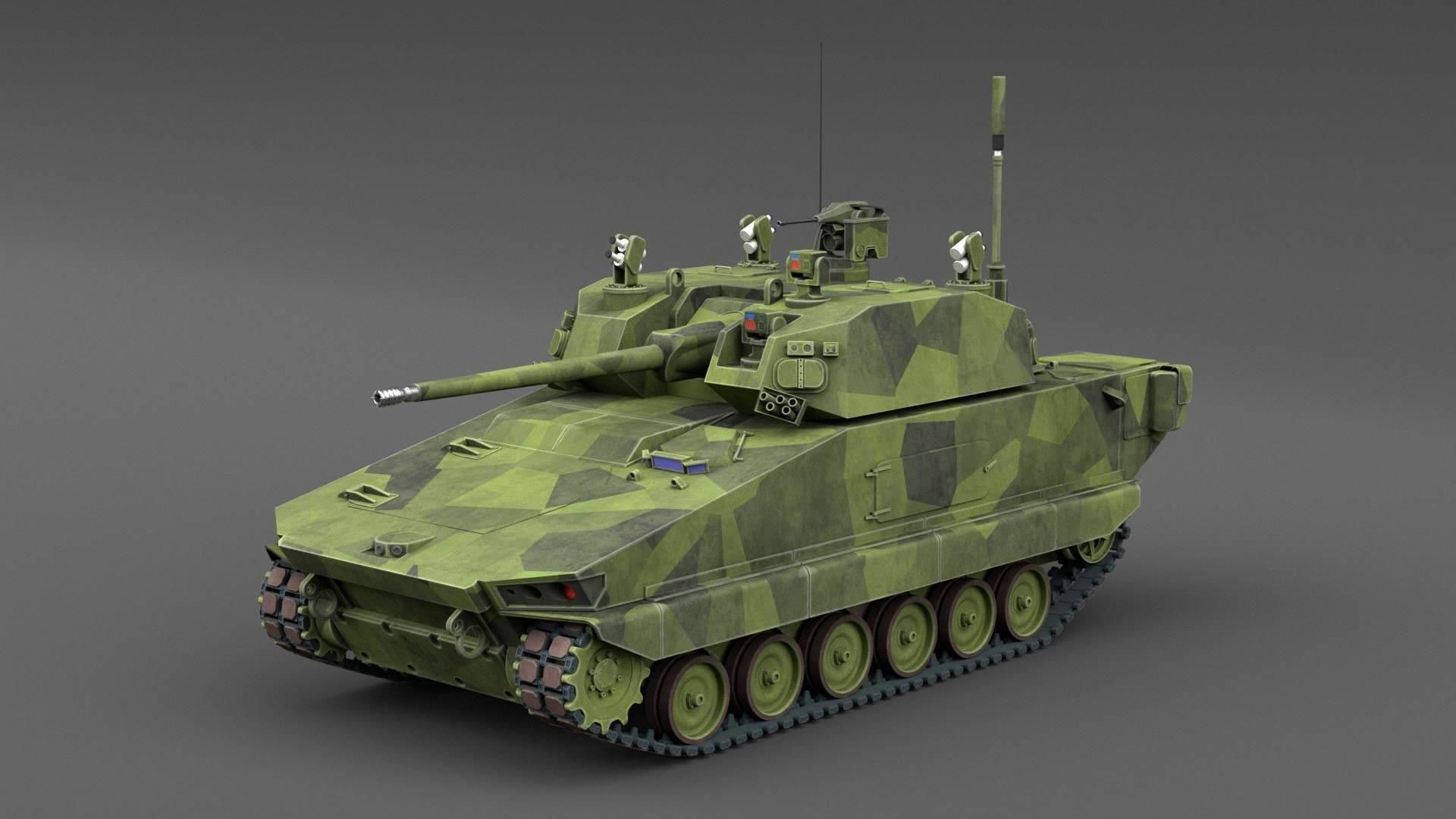 General Dynamics Griffin3 50mm Gun 3D model | CGTrader