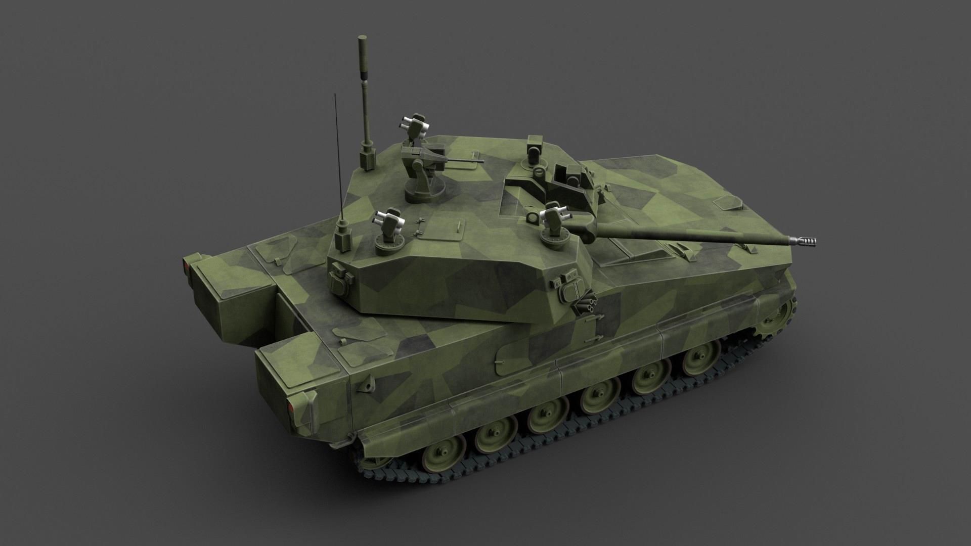 General Dynamics Griffin3 50mm Gun 3D model | CGTrader