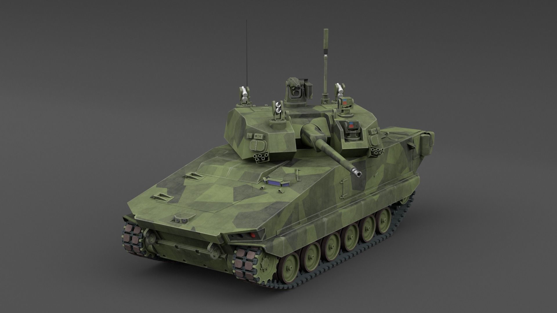General Dynamics Griffin3 50mm Gun 3D model | CGTrader
