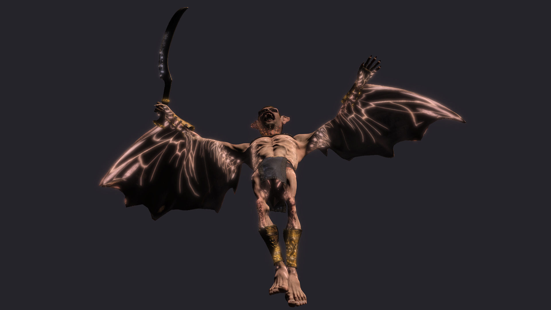 bat king High quality character full Rigged and Animated 3D model ...