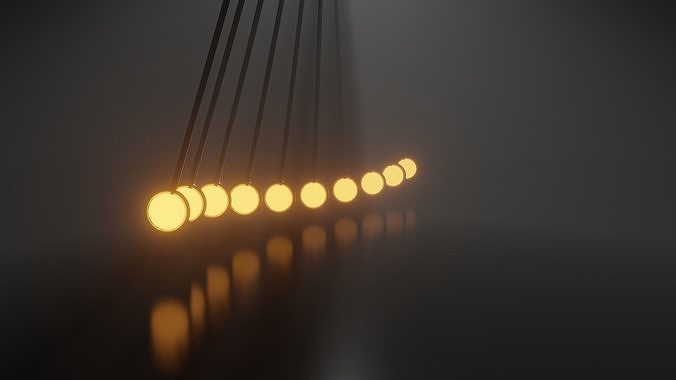 Pendulum Waves 3D model blender 3D model animated | CGTrader