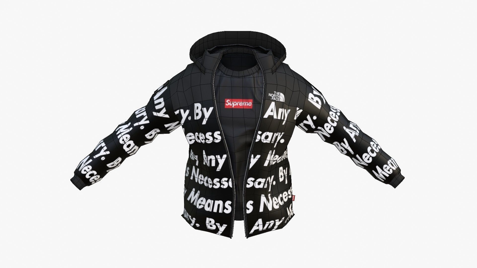 3D model Goku drip - Jacket 2 - Low poly VR / AR / low-poly | CGTrader