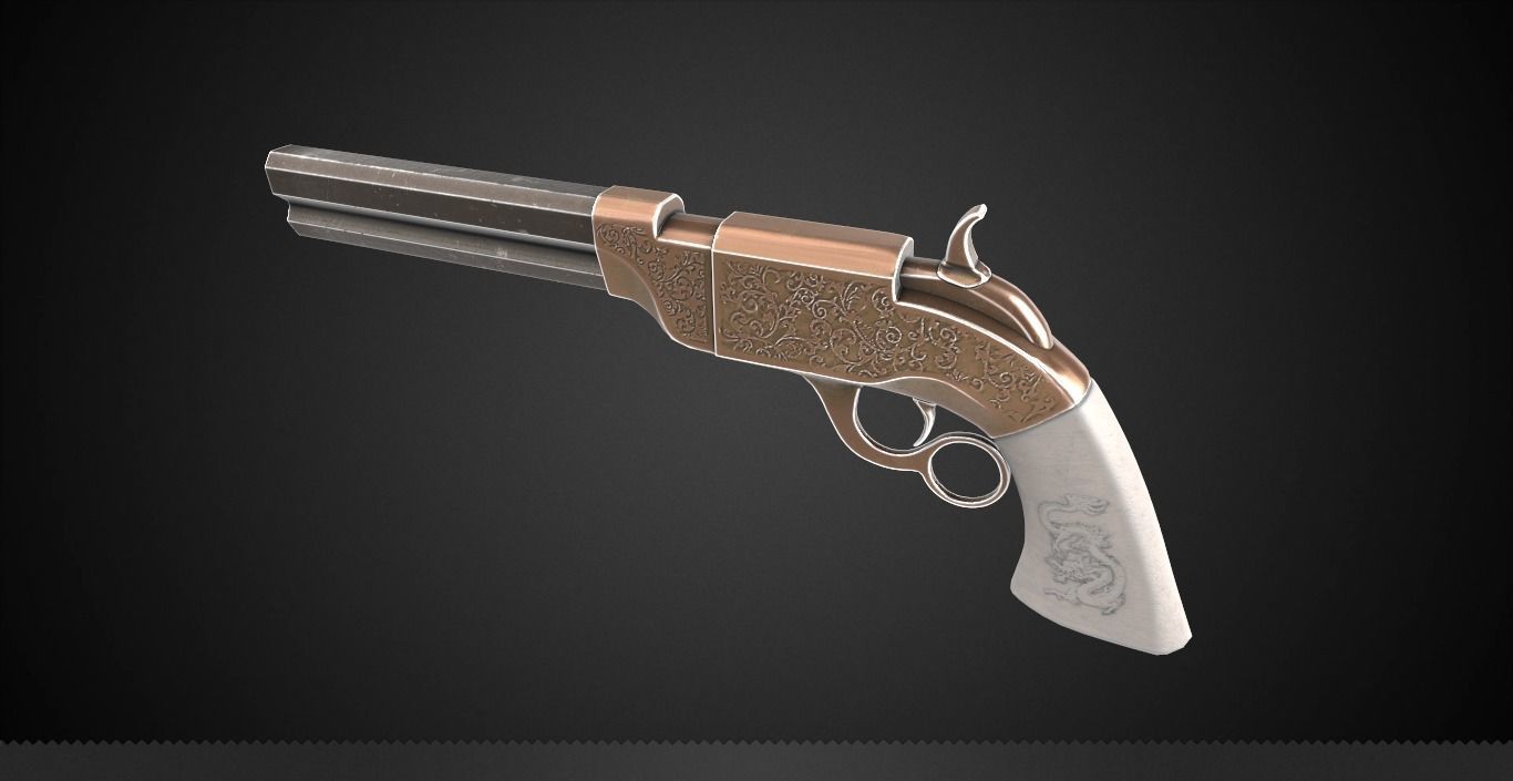 gun lod 3D model | CGTrader