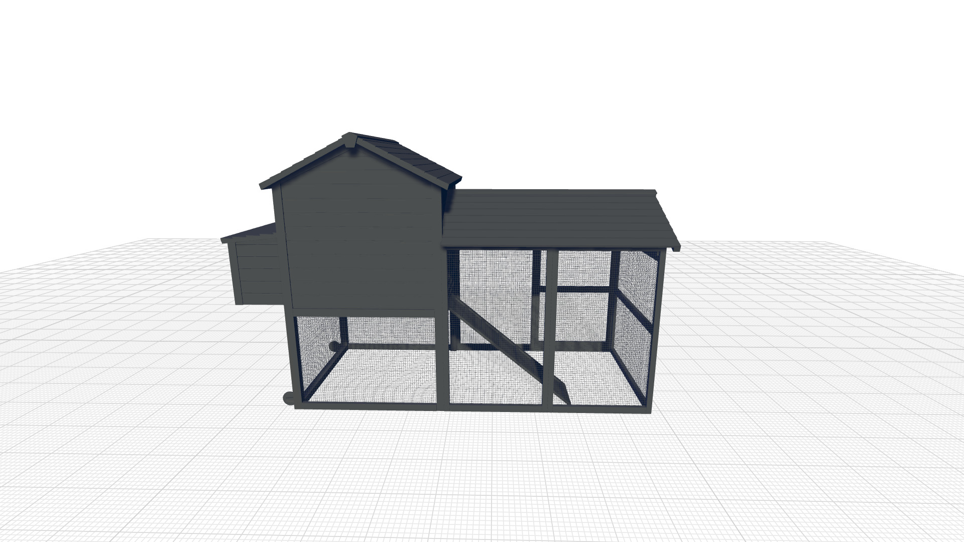 Belinda Chicken Coop - Chicken Run 3D model | CGTrader
