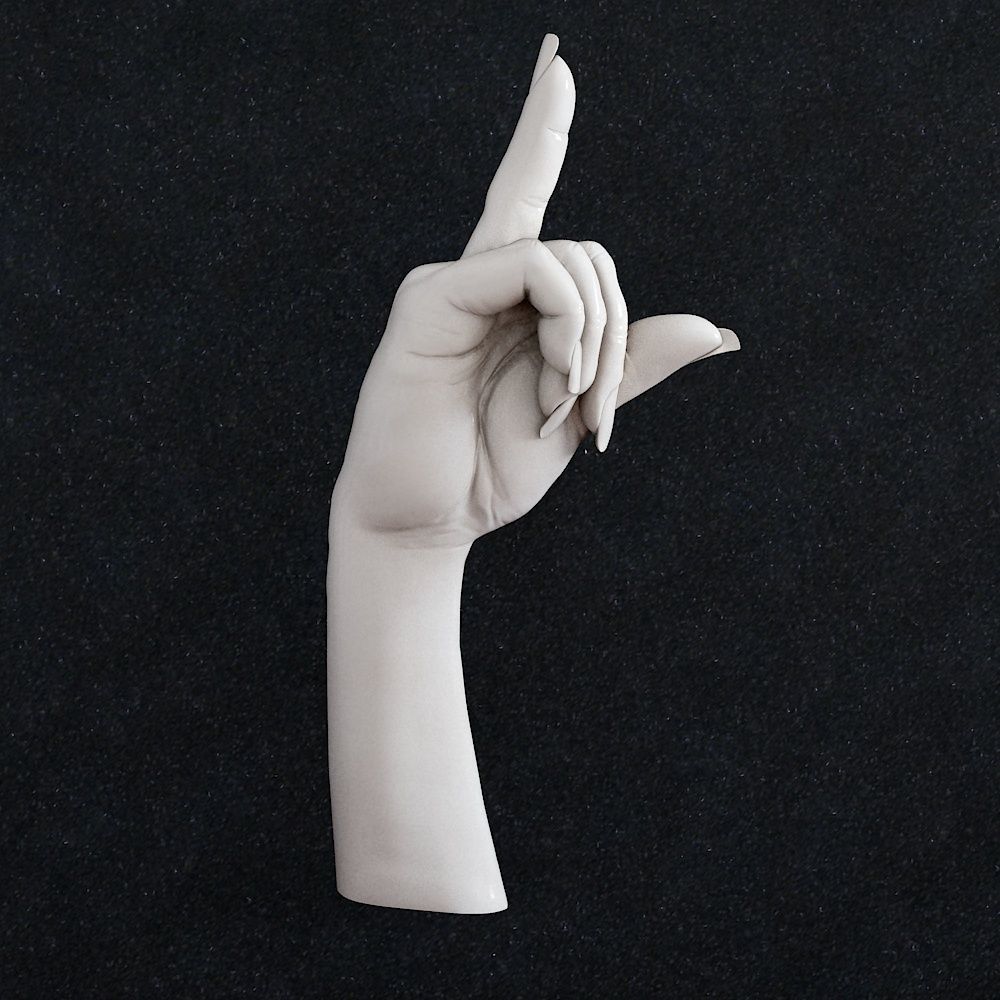 Hand Finger 3D model 3D printable | CGTrader