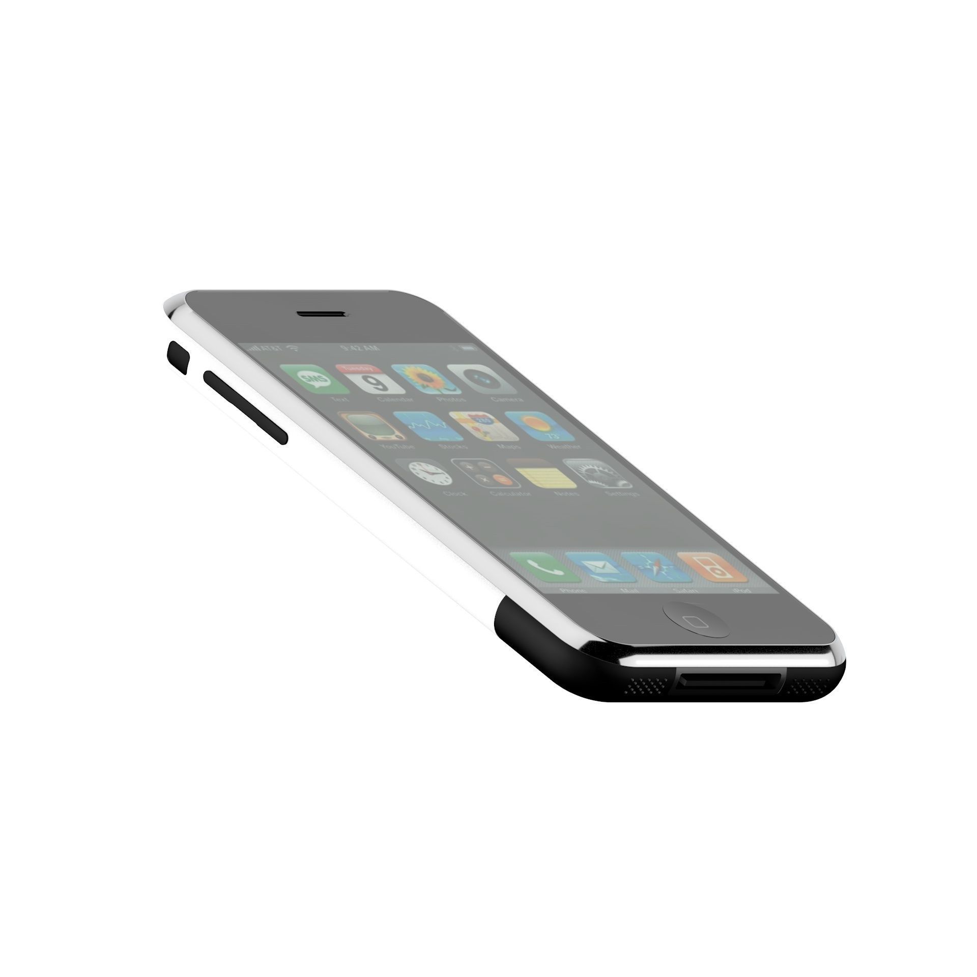 iPhone 2G - 2007 Original Apple iPhone 3D model | CGTrader