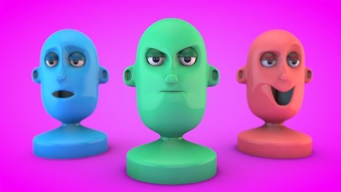 NFT character 3D model rigged | CGTrader