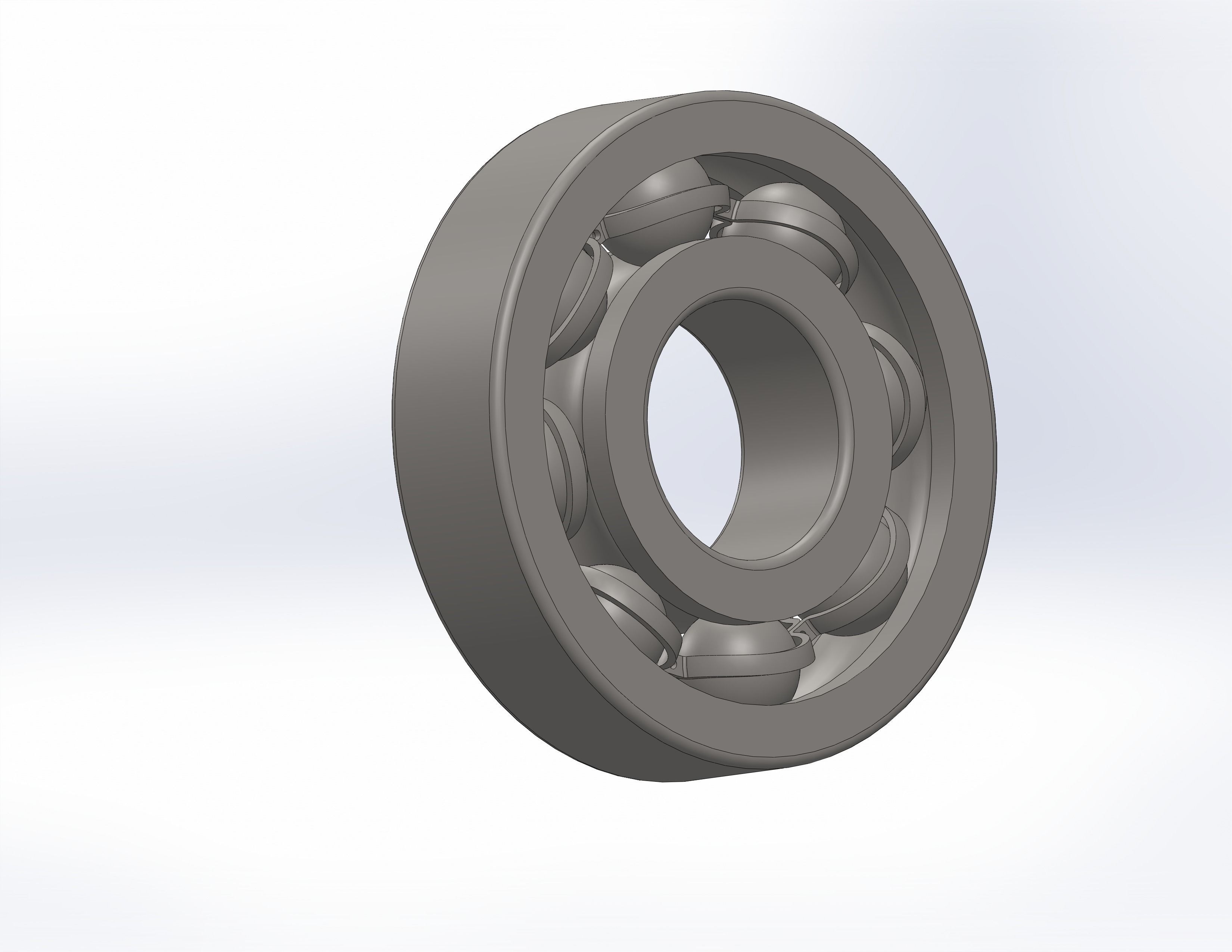Rulman metal ball bearing 3D model animated rigged | CGTrader