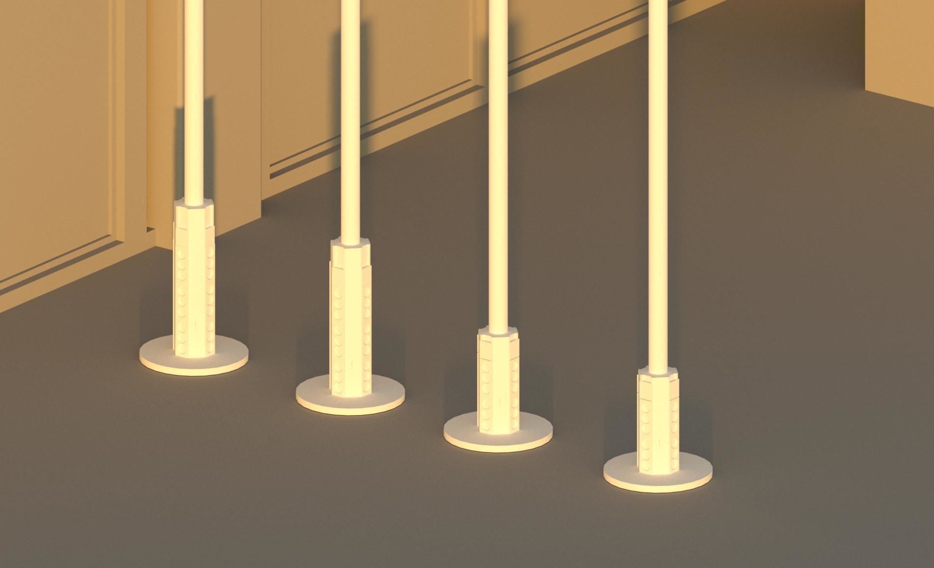 Revit - Service outlet pole package 3D model | CGTrader