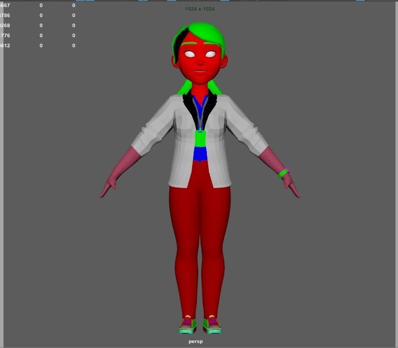 Woman cartoon Style Pixar - Basemesh 3D model | CGTrader