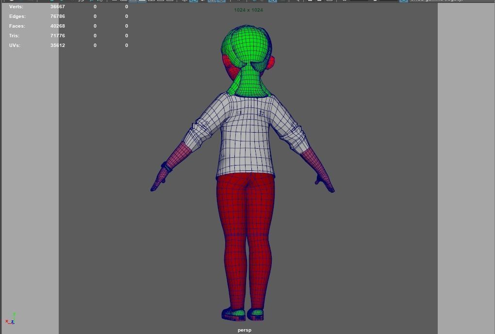 Woman cartoon Style Pixar - Basemesh 3D model | CGTrader