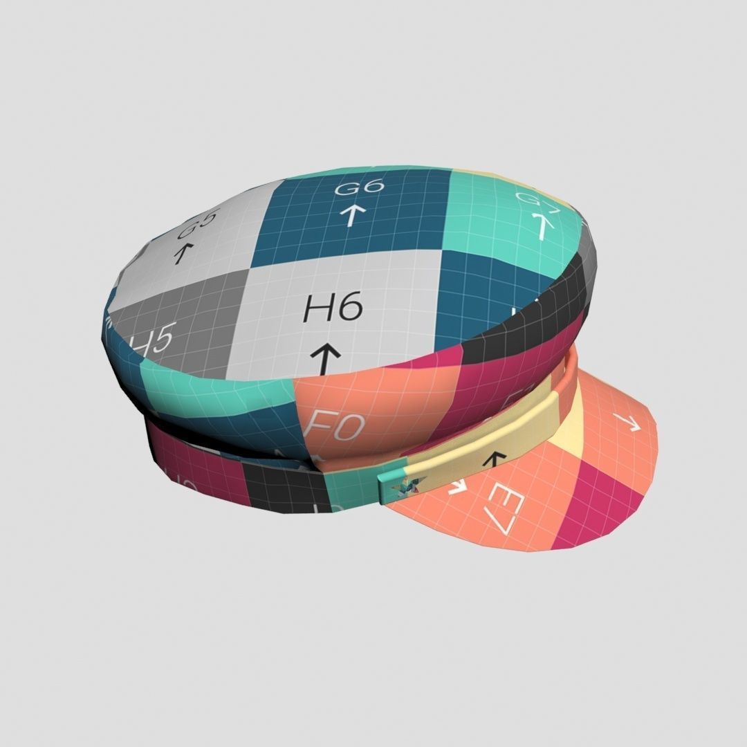 Cap Hat 3d model 3D model | CGTrader