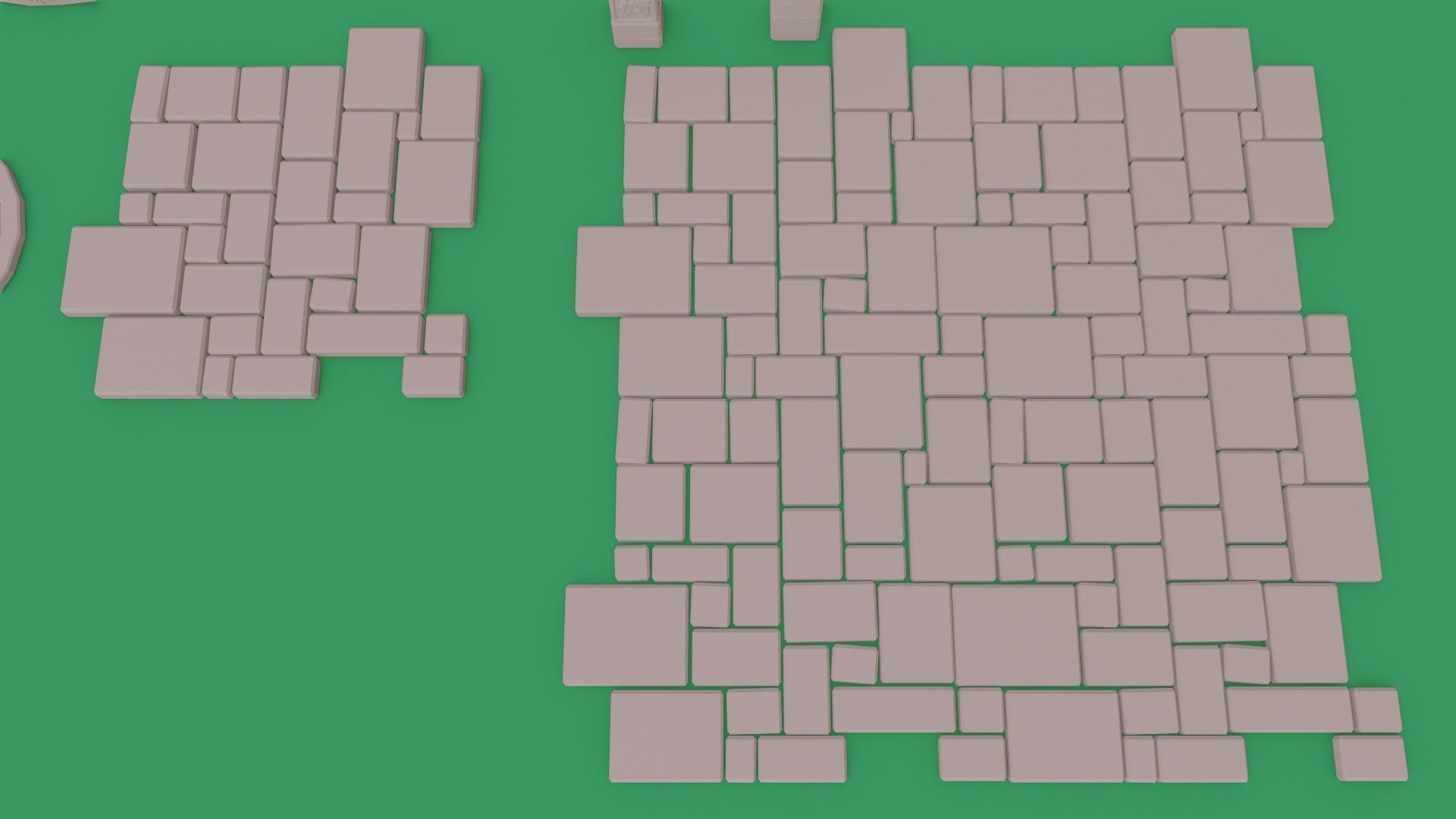 3D model Lowpoly mayan temple and decorations pack VR / AR / low-poly ...