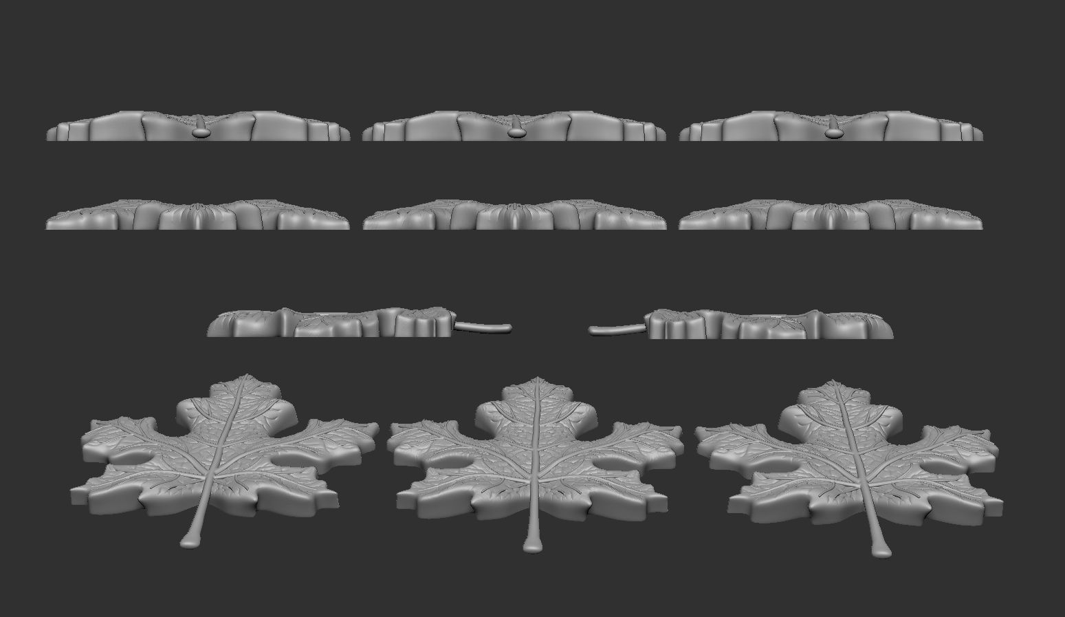 Maple Leaf 3D model 3D printable | CGTrader