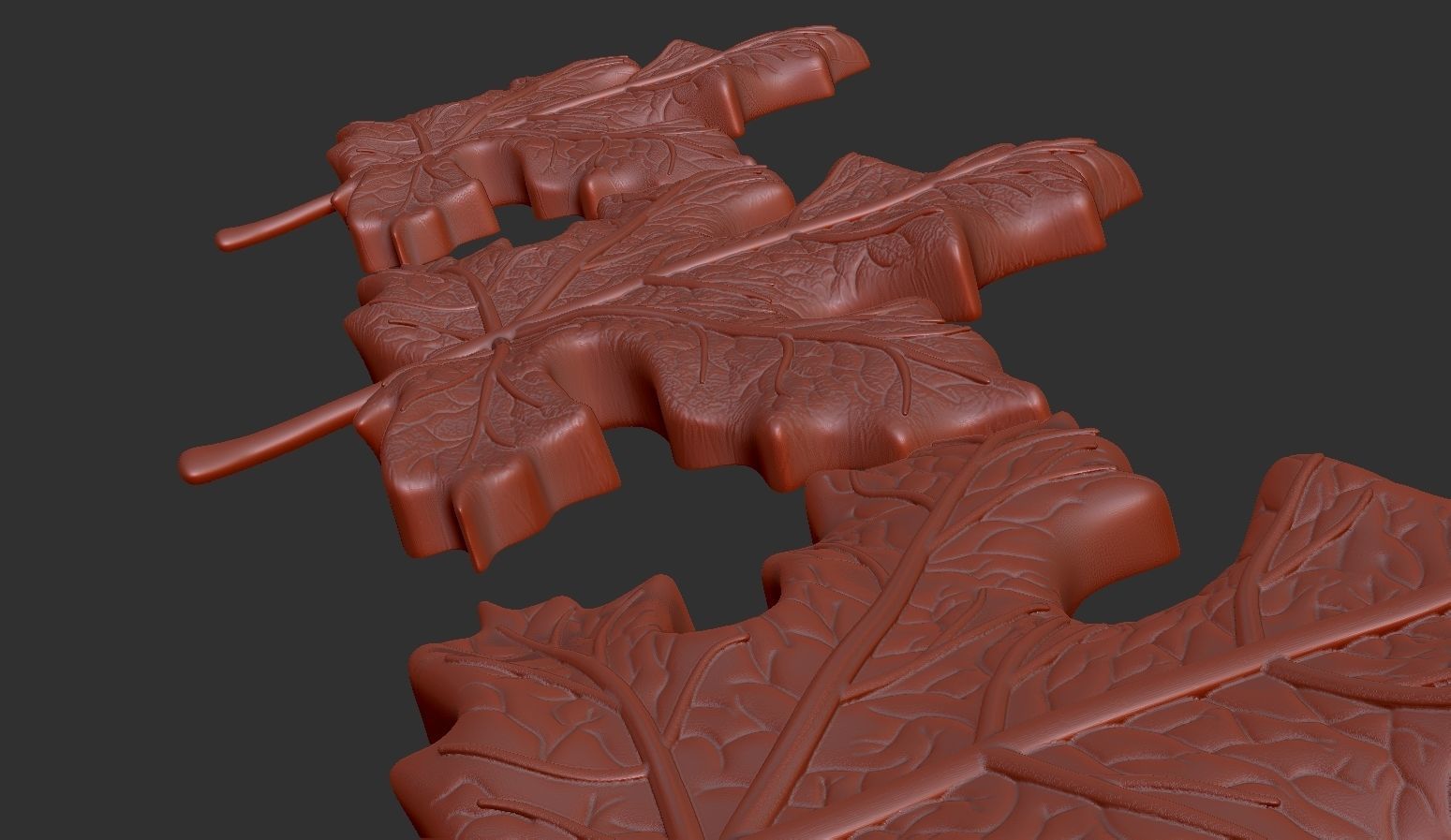 Maple Leaf 3D model 3D printable | CGTrader