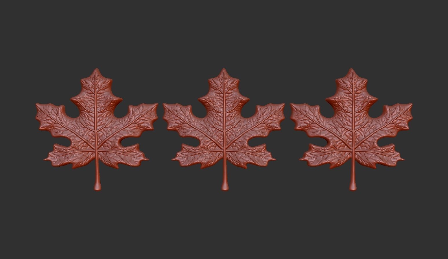Maple Leaf 3D model 3D printable | CGTrader