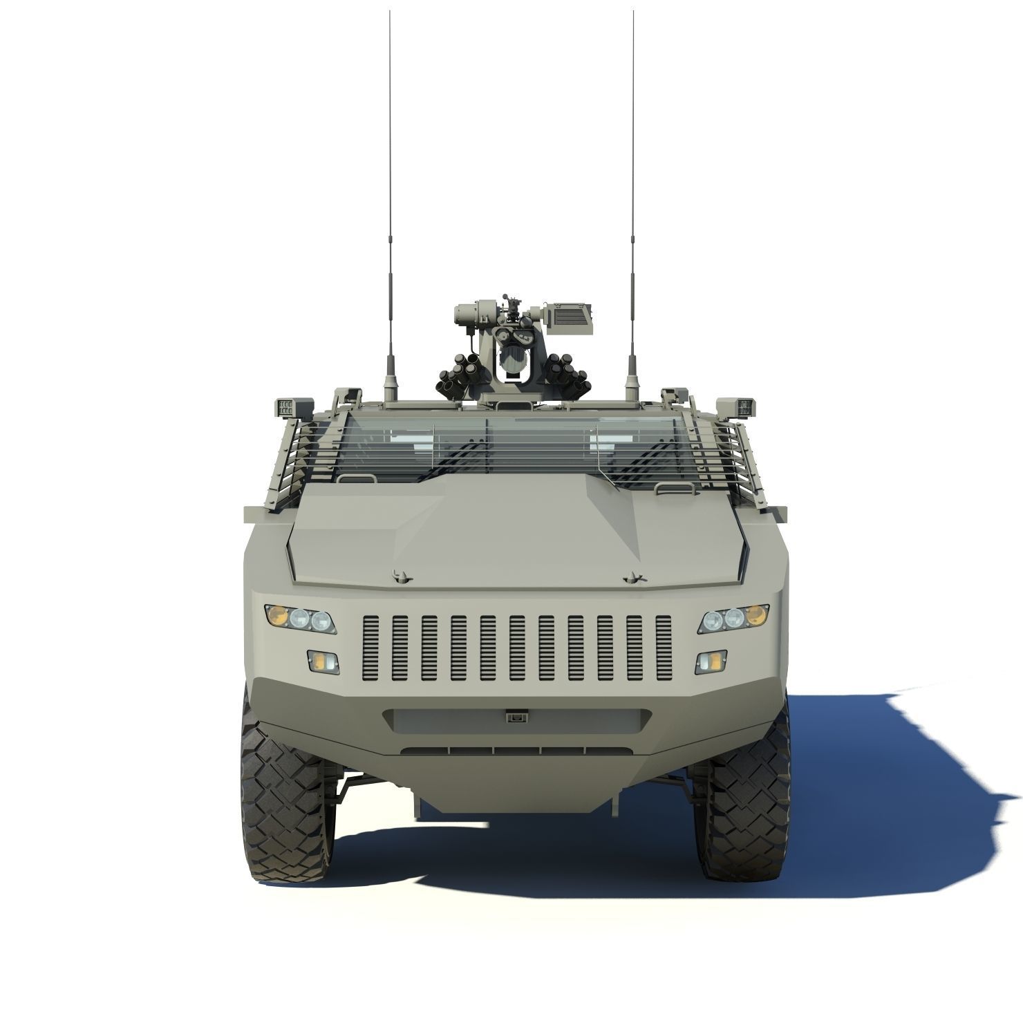 IFV Mbombe 4x4 3D model animated | CGTrader