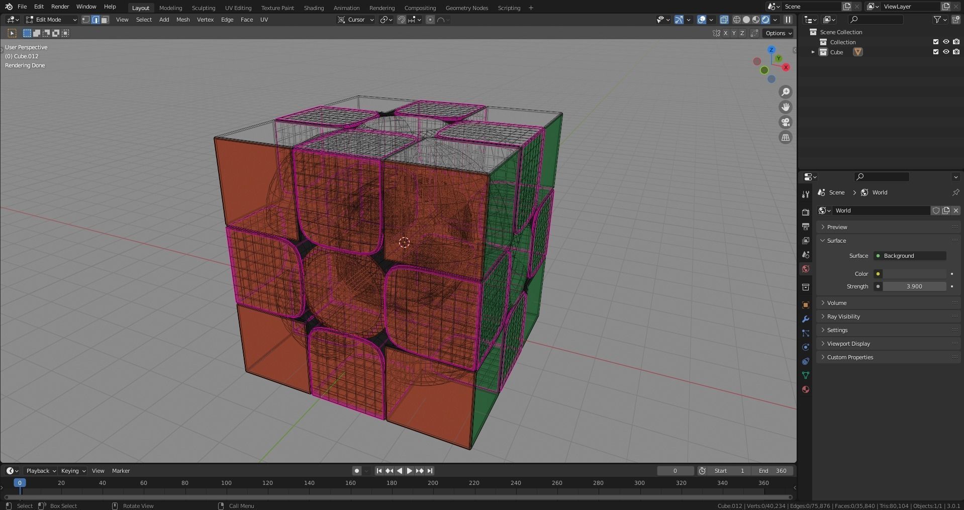 3D highly detailed Rubiks Cube 3D model | CGTrader