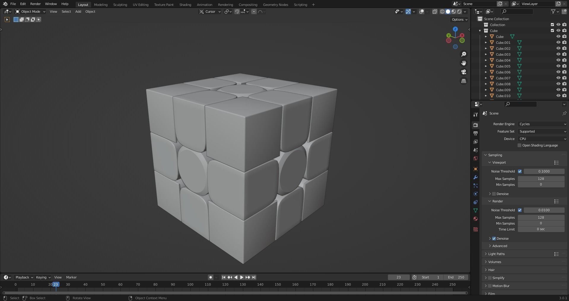 3D highly detailed Rubiks Cube 3D model | CGTrader