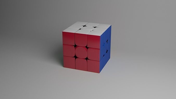 3D highly detailed Rubiks Cube 3D model | CGTrader