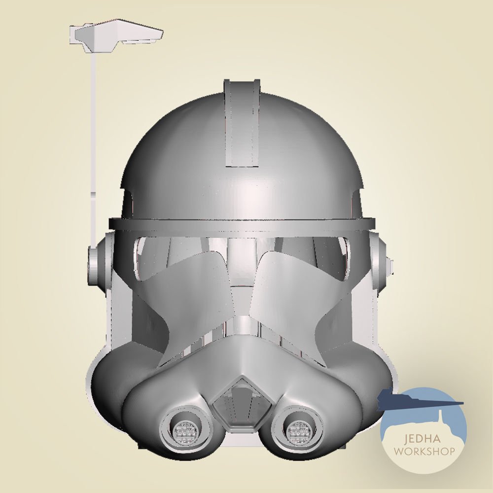 Star Wars Arc Trooper Phase II Helmet 3D Print File 3D model 3D ...