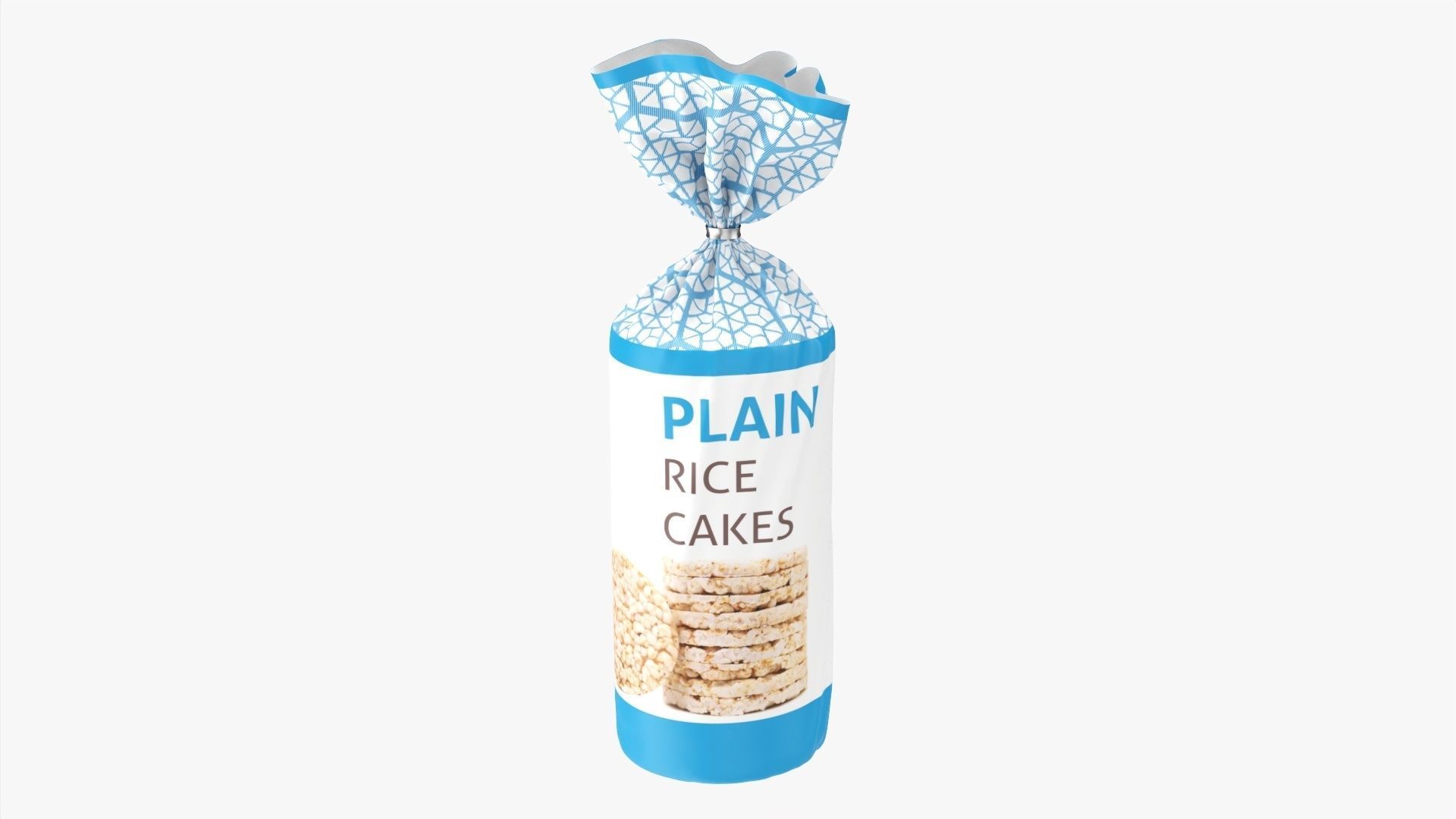 Rice cakes packaging 3D model | CGTrader