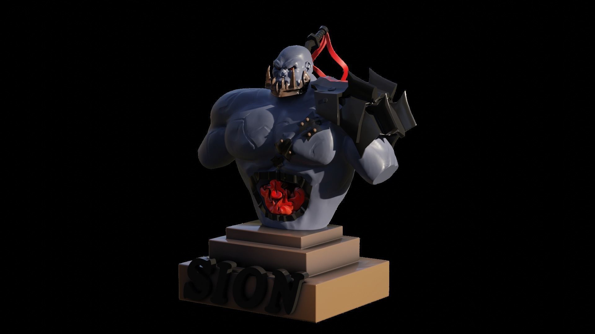 Fan Art Sion League of Legends 3D model 3D printable | CGTrader