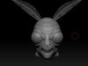 mothman helmet 3D model 3D printable | CGTrader