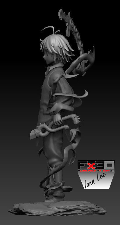 MELIODAS SIETE PECADOS CAPITALES 3D THE SEVEN DEADLY SINS 3D model 3D ...