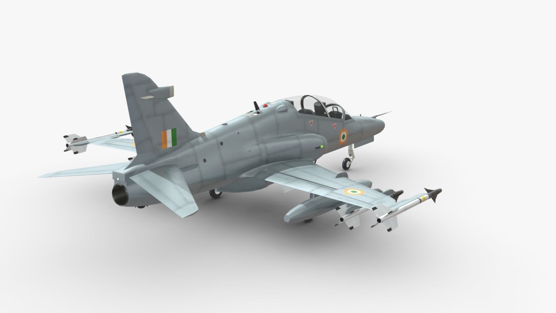 3D model BAE HAWK 132 Indian Air Force VR / AR / low-poly | CGTrader