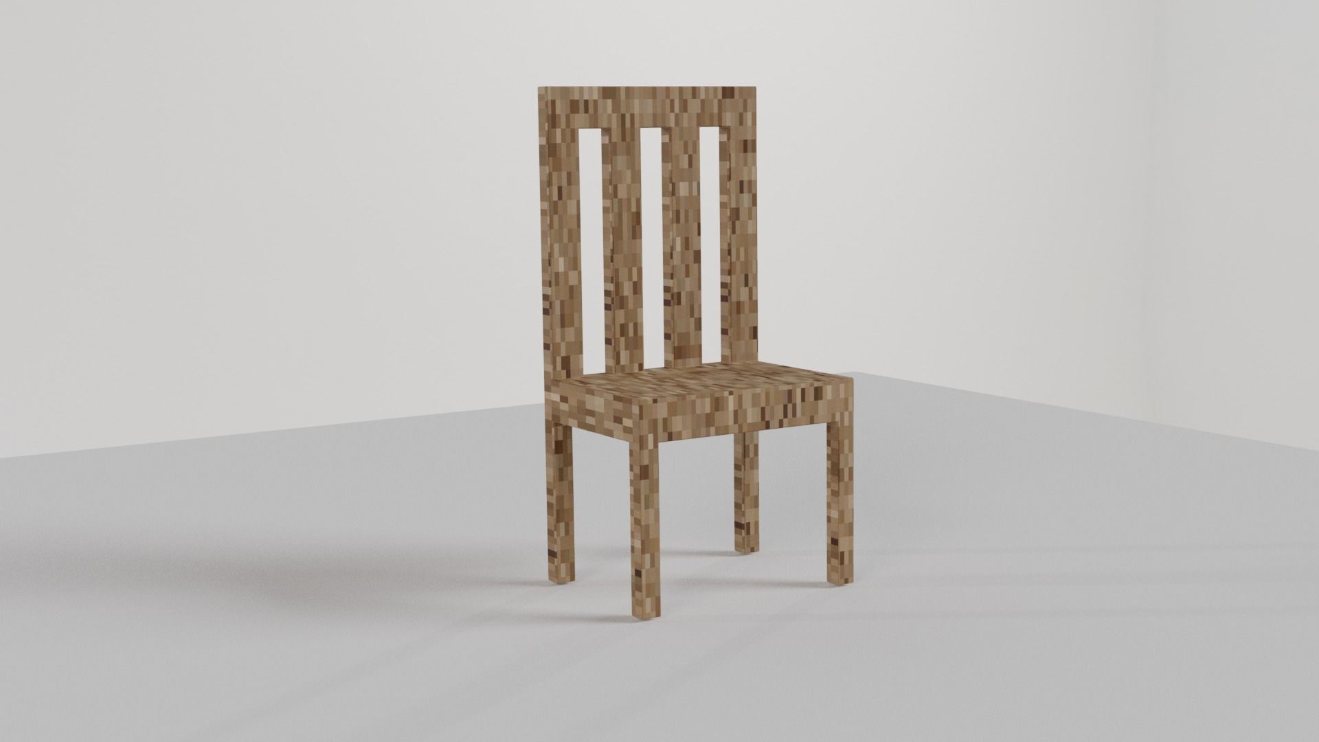 chair minecraft edition 3D model | CGTrader