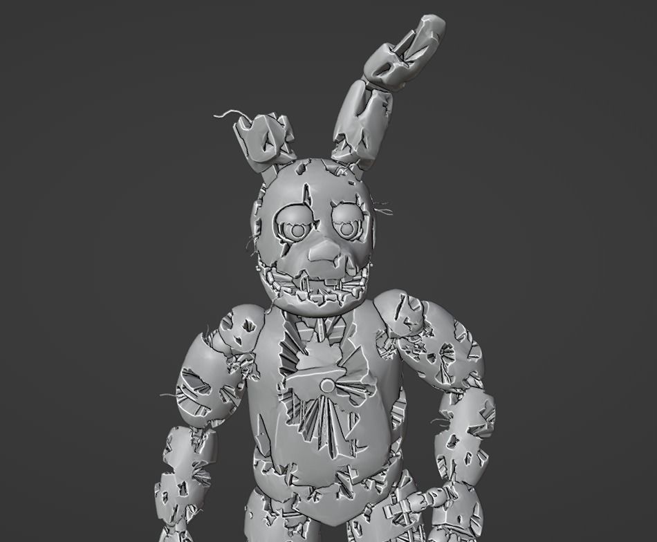 Springtrap 3D model for print 3D model 3D printable | CGTrader
