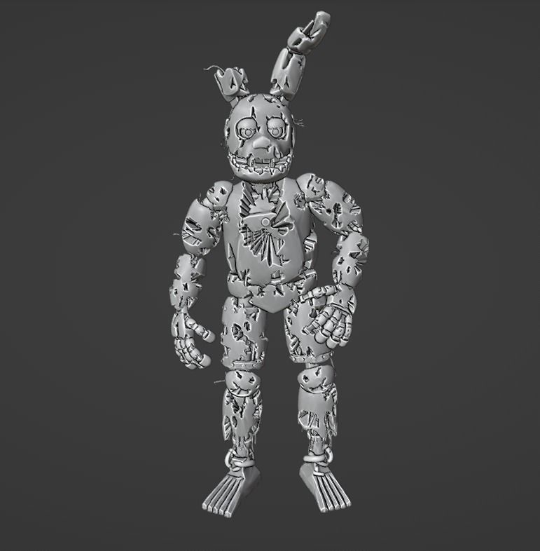 Springtrap 3D model for print 3D model 3D printable | CGTrader
