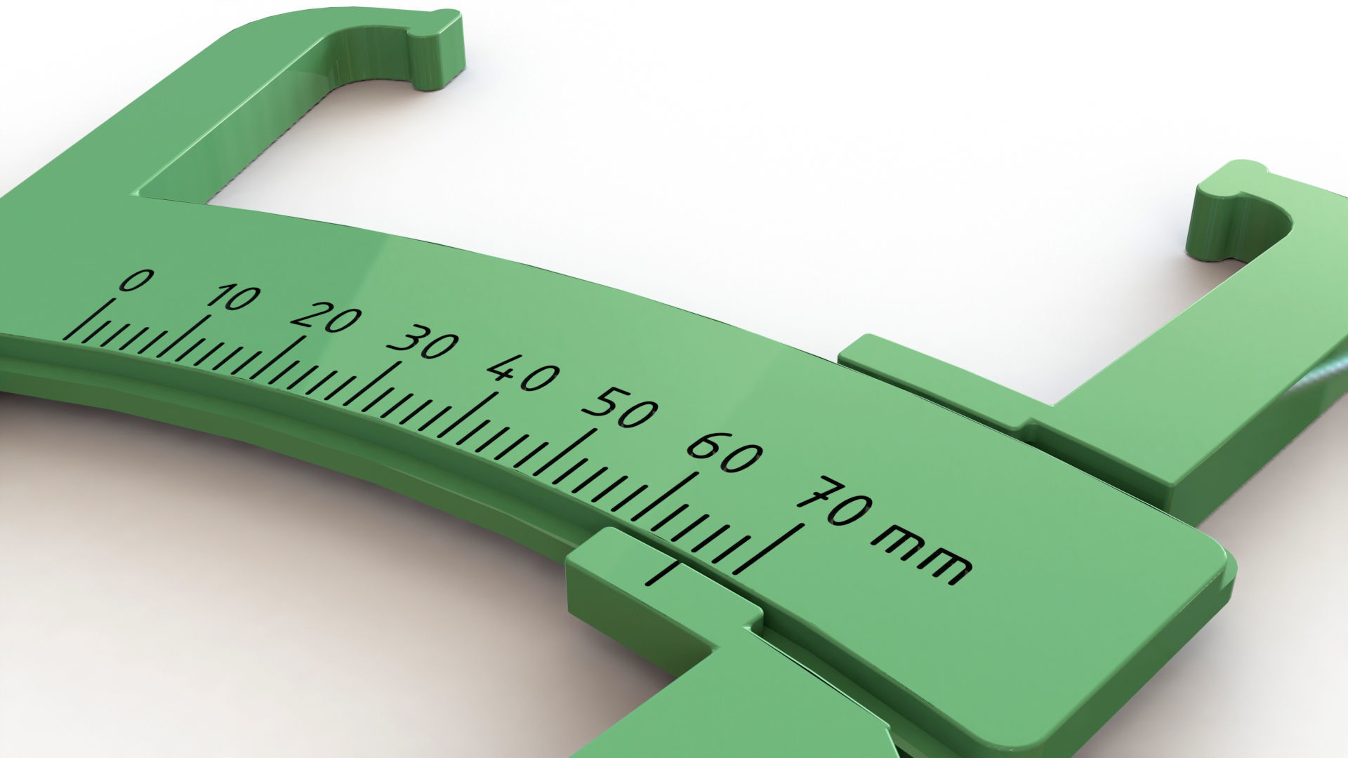Skinfold Caliper 3D model 3D printable | CGTrader
