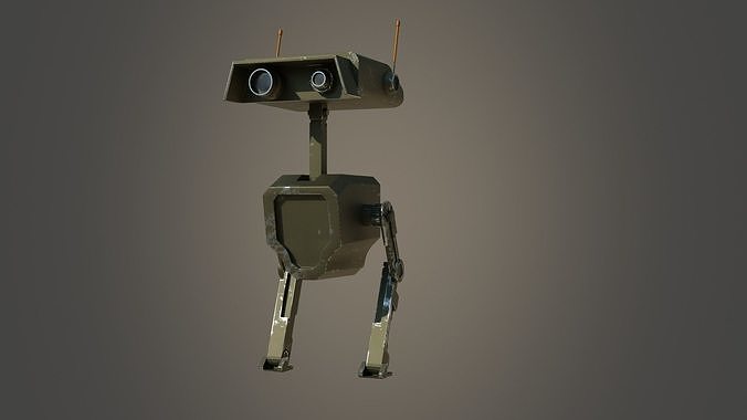 3D model Robot Droid VR / AR / low-poly | CGTrader