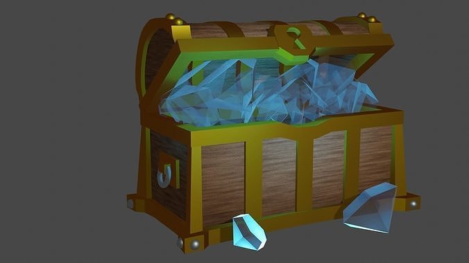 3D model Chest VR / AR / low-poly | CGTrader