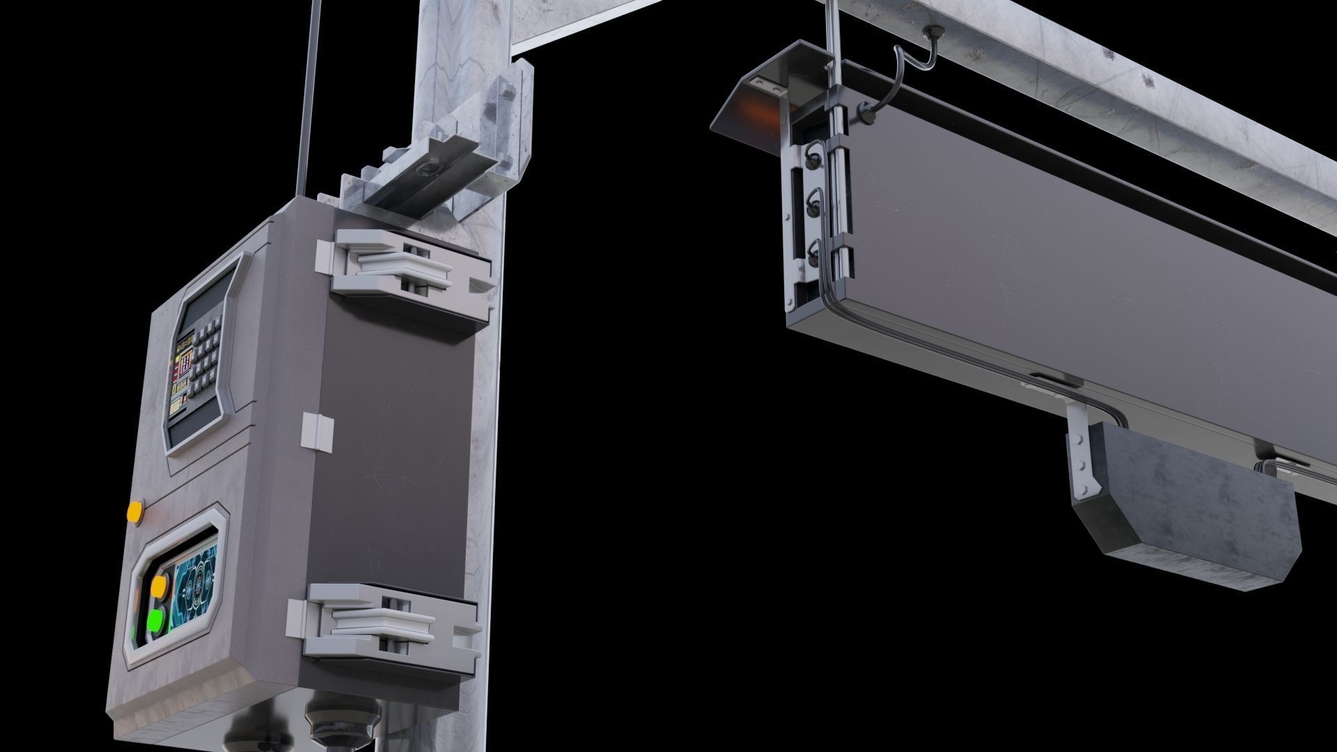 Outdoor Light modules Display 3D model 3D model | CGTrader