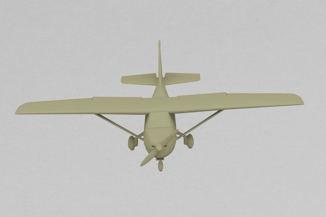 aircraft plane flying 3D model 3D printable | CGTrader