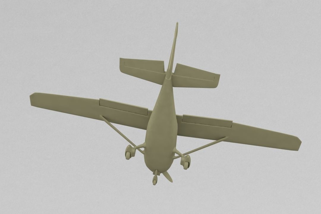 aircraft plane flying 3D model 3D printable | CGTrader