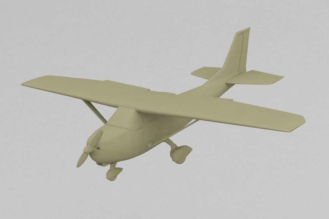 aircraft plane flying 3D model 3D printable | CGTrader