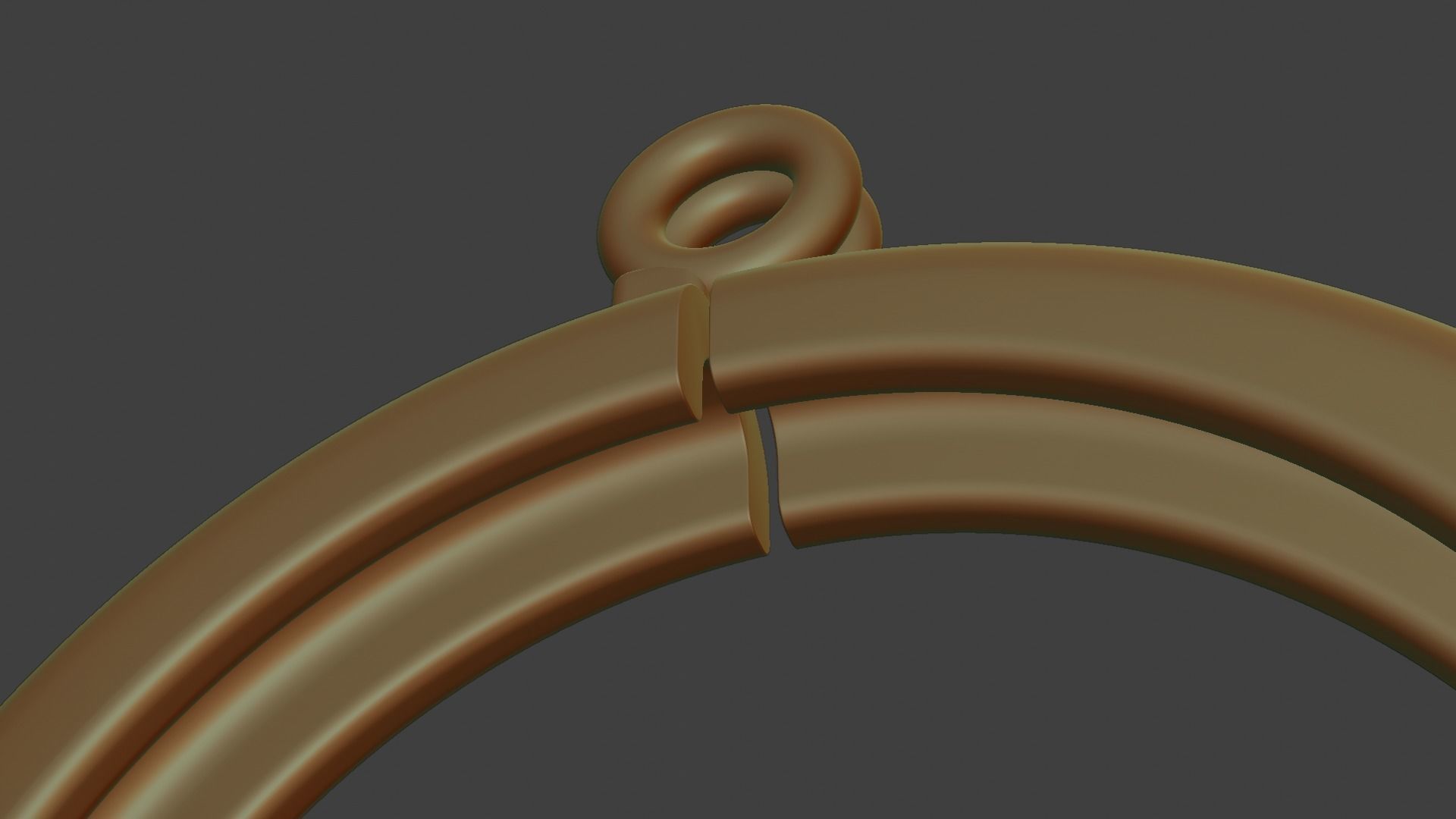 Plain full sovereign bezel mount 3D model 3D printable | CGTrader