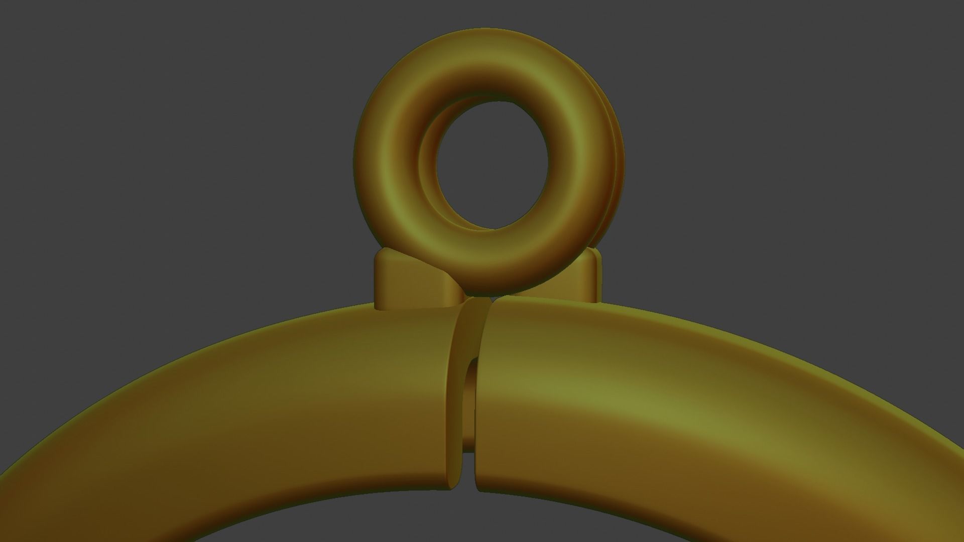 Plain full sovereign bezel mount 3D model 3D printable | CGTrader