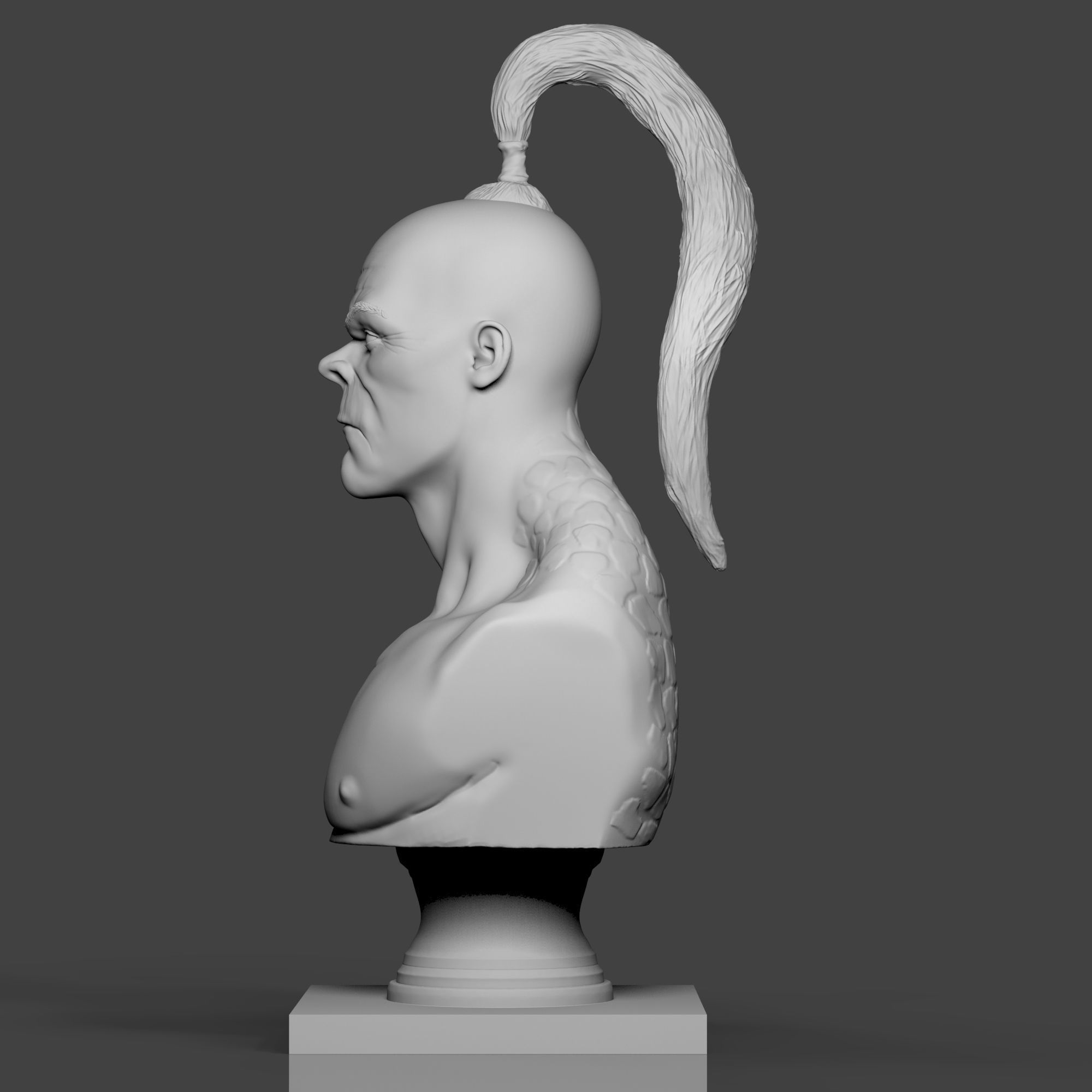 Goro Bust 3D print 3D model 3D printable | CGTrader