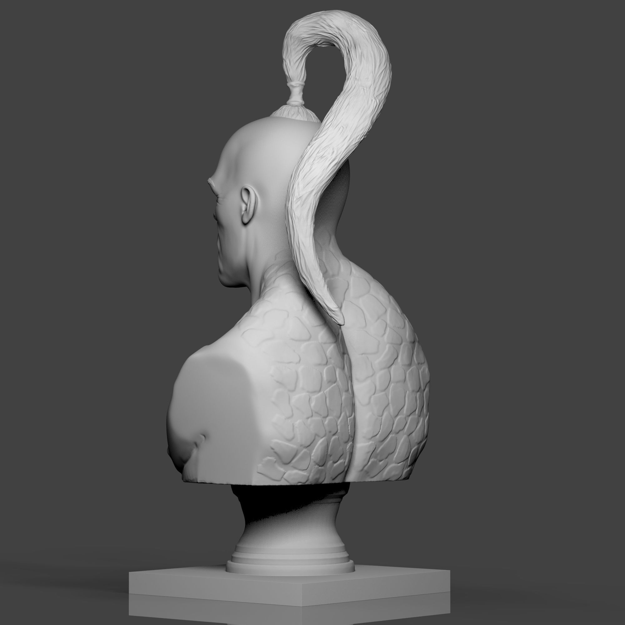 Goro Bust 3D print 3D model 3D printable | CGTrader