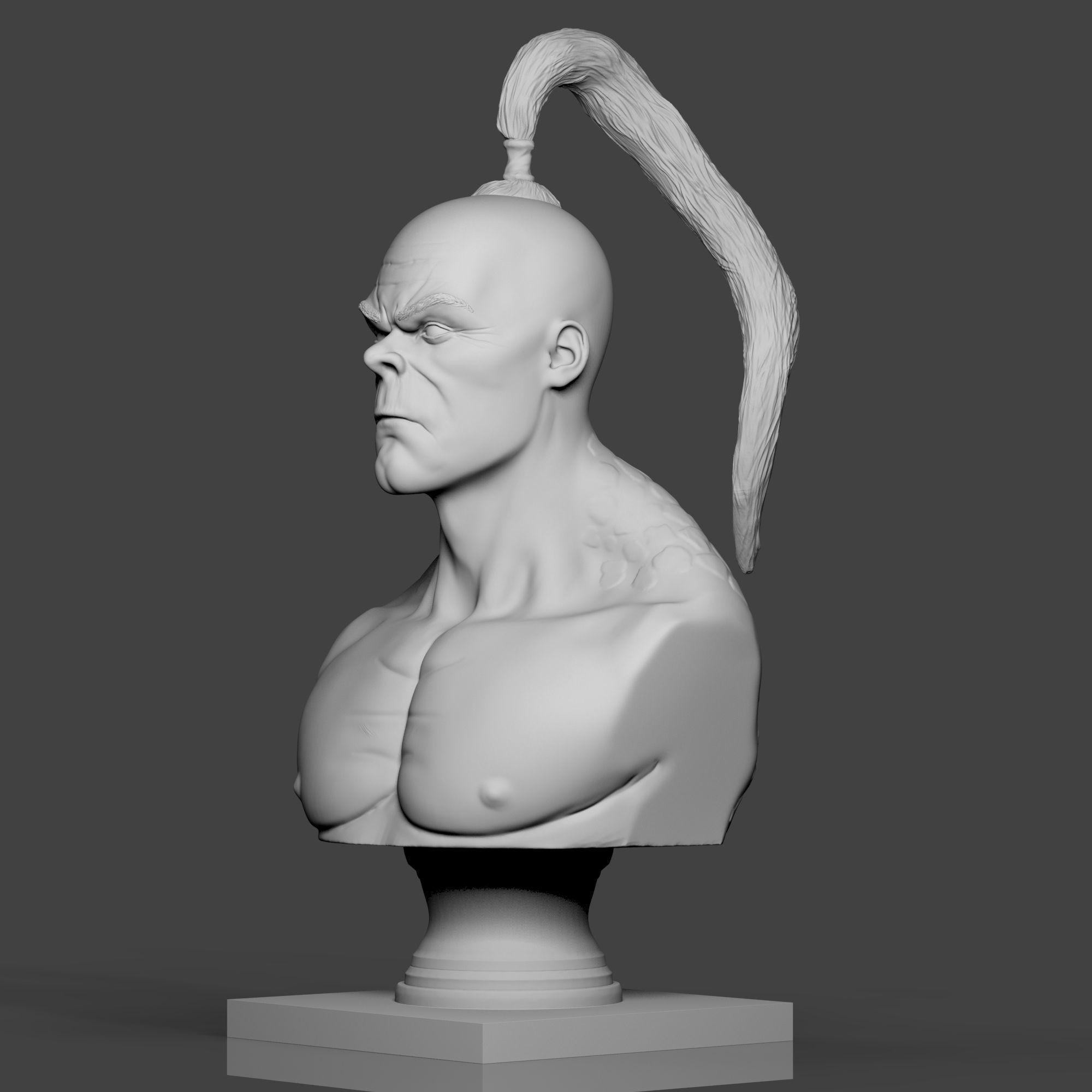 Goro Bust 3D print 3D model 3D printable | CGTrader