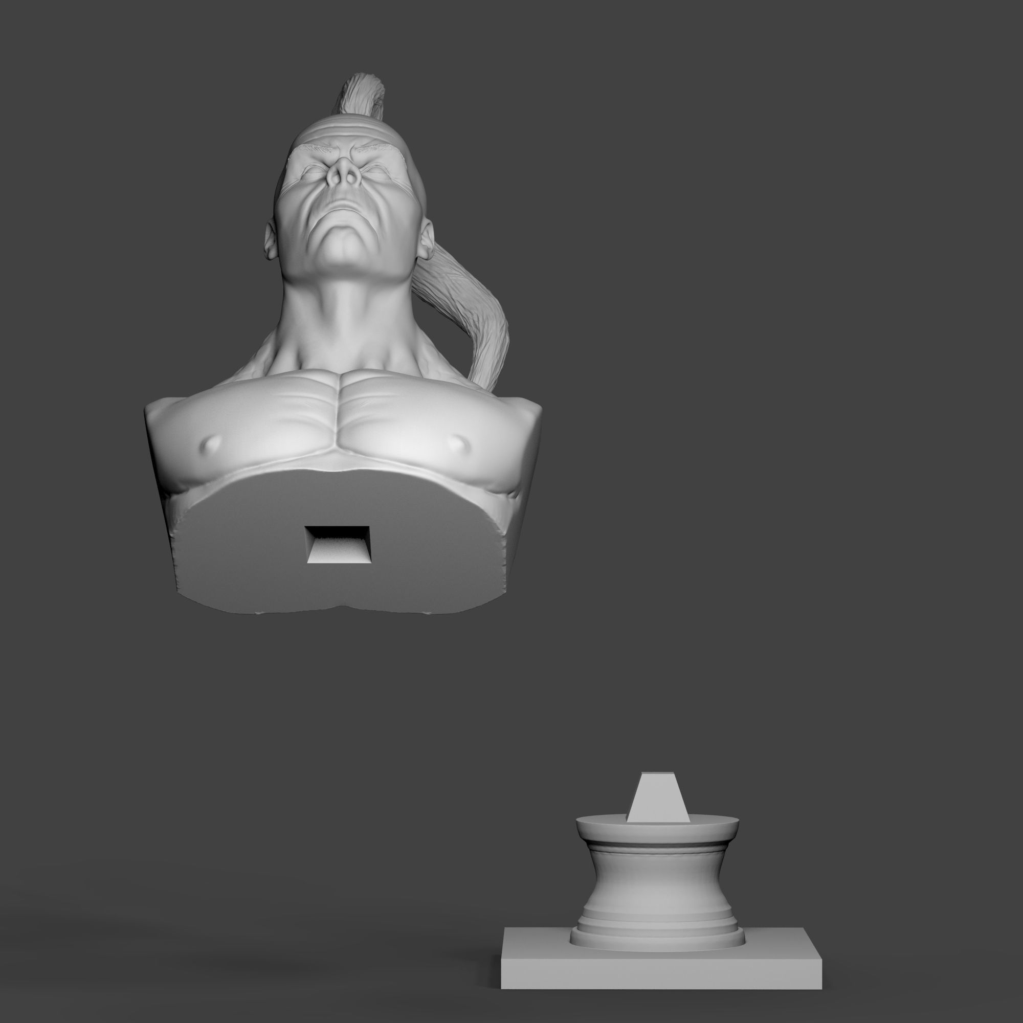 Goro Bust 3D print 3D model 3D printable | CGTrader