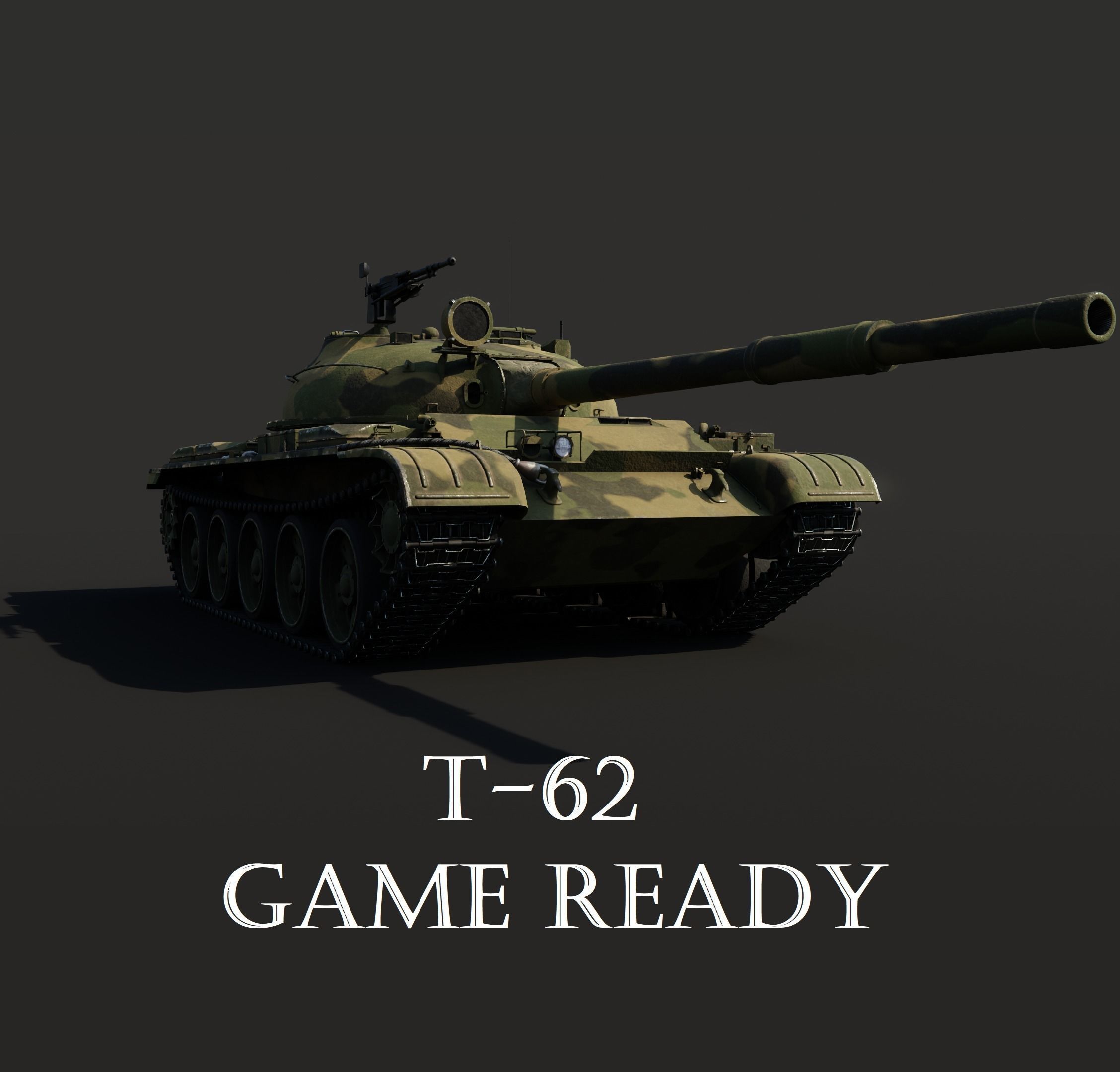 3D model T-62 Game Ready VR / AR / low-poly | CGTrader